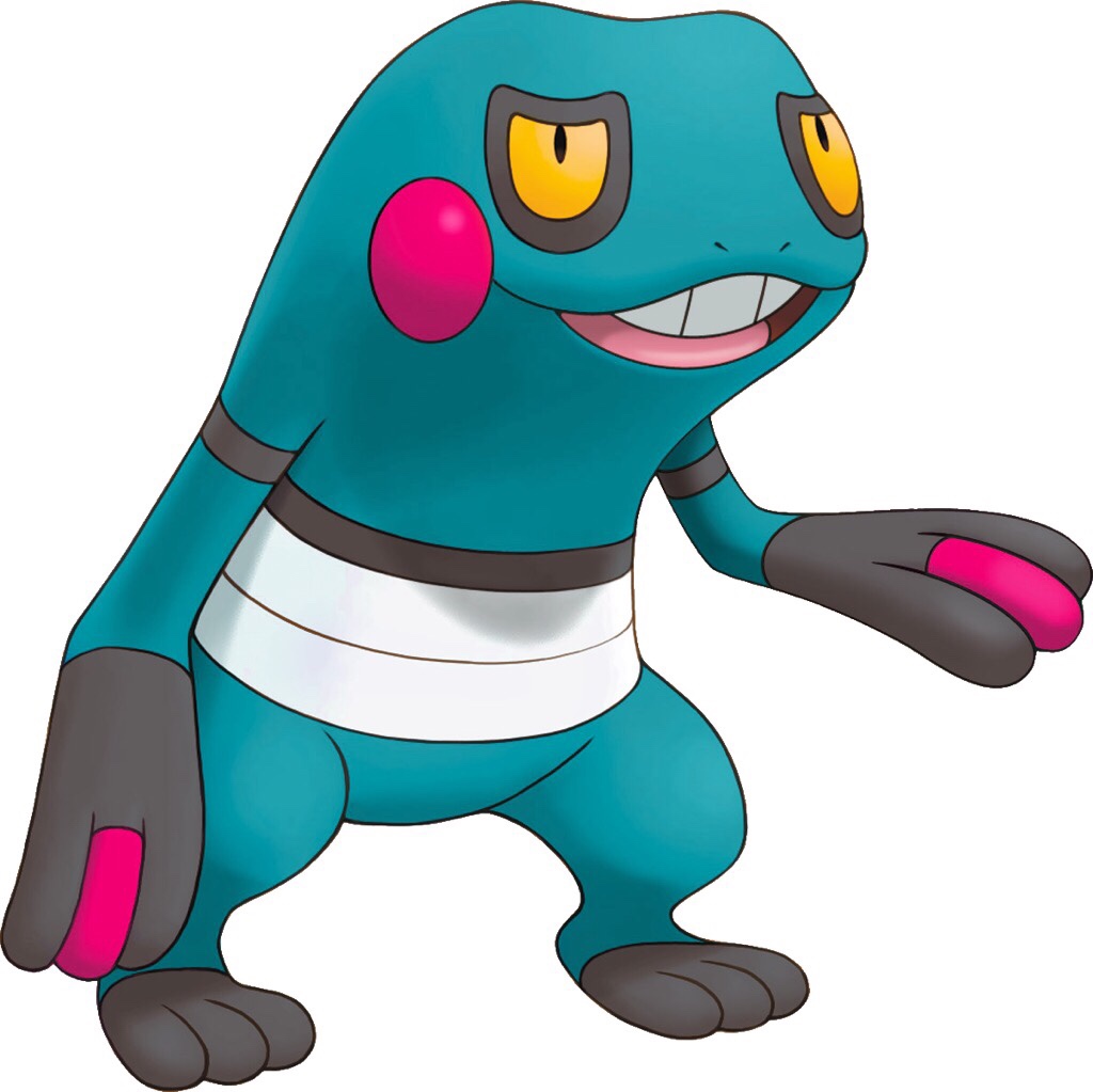 Shiny Croagunk Pokemon X, Y, Omega Ruby or Alpha Sapphire 3DS ORAS ...